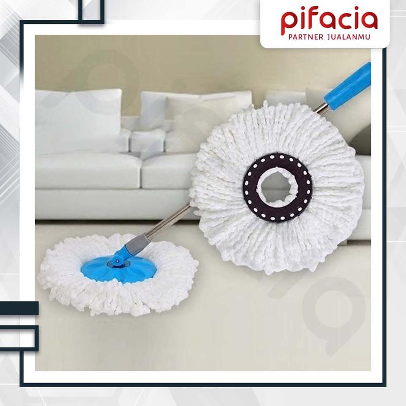 PIFACIA Refill Kain Pel Spin Mop Putar Otomatis Pengepel Lantai - Shop ...