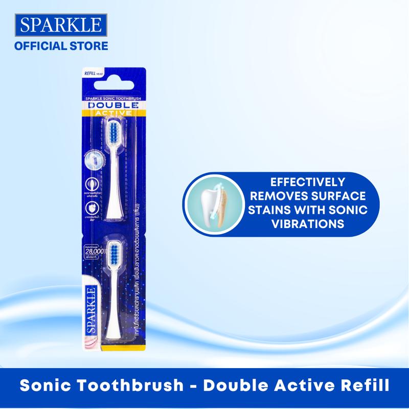 SPARKLE SONIC TOOTHBRUSH - DOUBLE ACTIVE (REFILL) - TikTok Shop Philippines