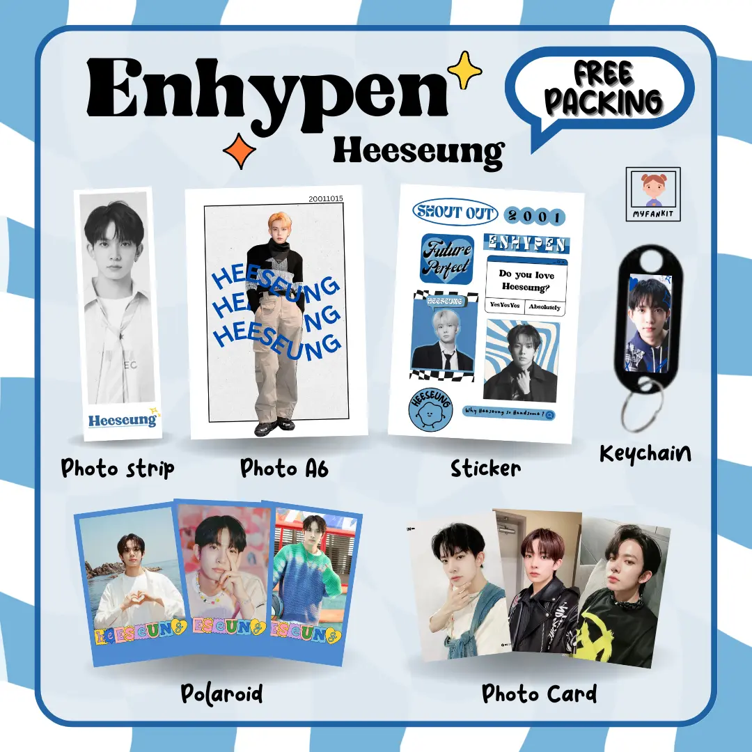 MINI FANKIT ENHYPEN / GIFT BOX KPOP / HAMPERS KPOP / FANKIT BOX ENGENE ...