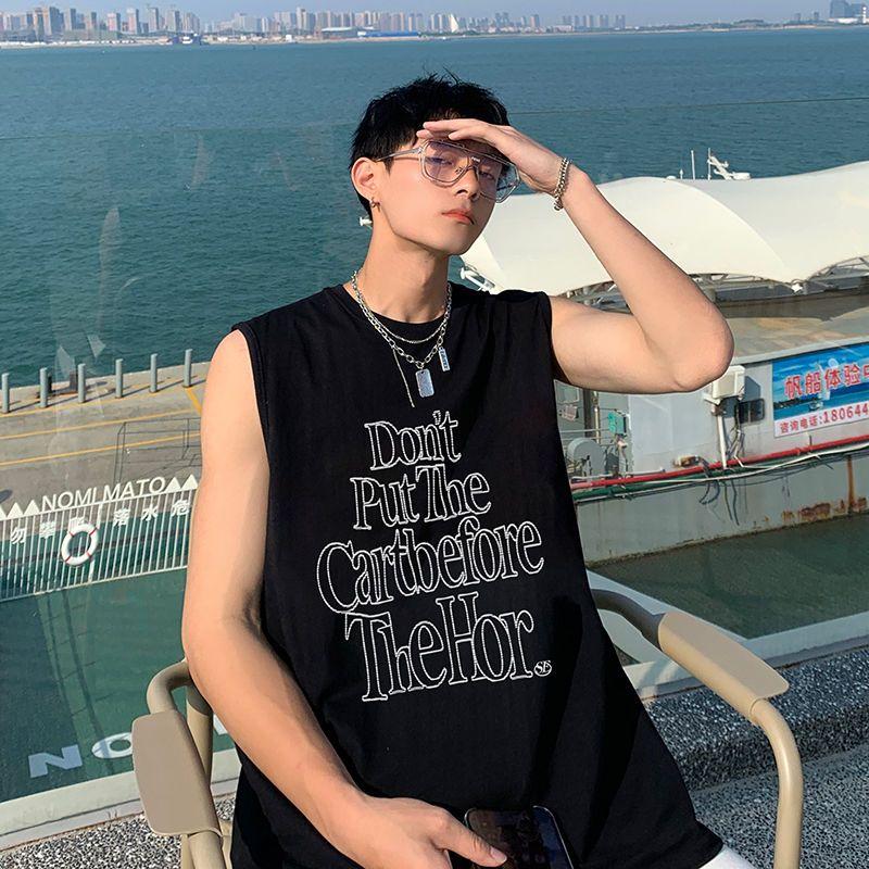 Rompi Pullover, Gaya Amerika Musim Panas, untuk Lelaki, Ins Trendy ...