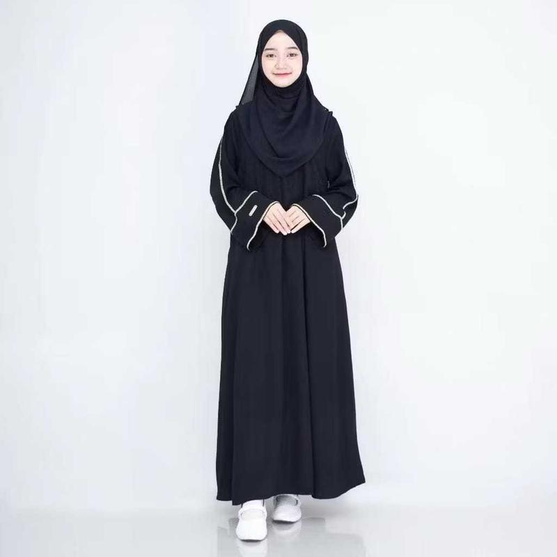 Abaya anak Remaja Polos simple minimalis terbaru 2025 abaya syari luna ...