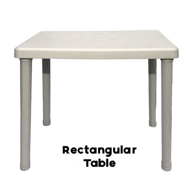 Rectangular Table Monoblock 30x48 inches - TikTok Shop Philippines