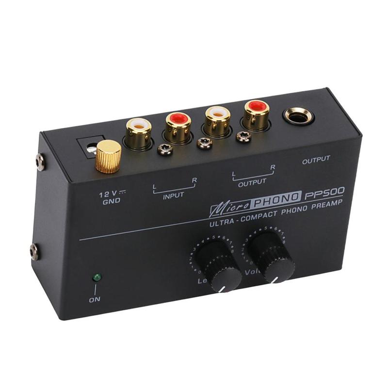 Phono Preamp 12V Adapter Phonograph Preamp Digital Audio Record ...