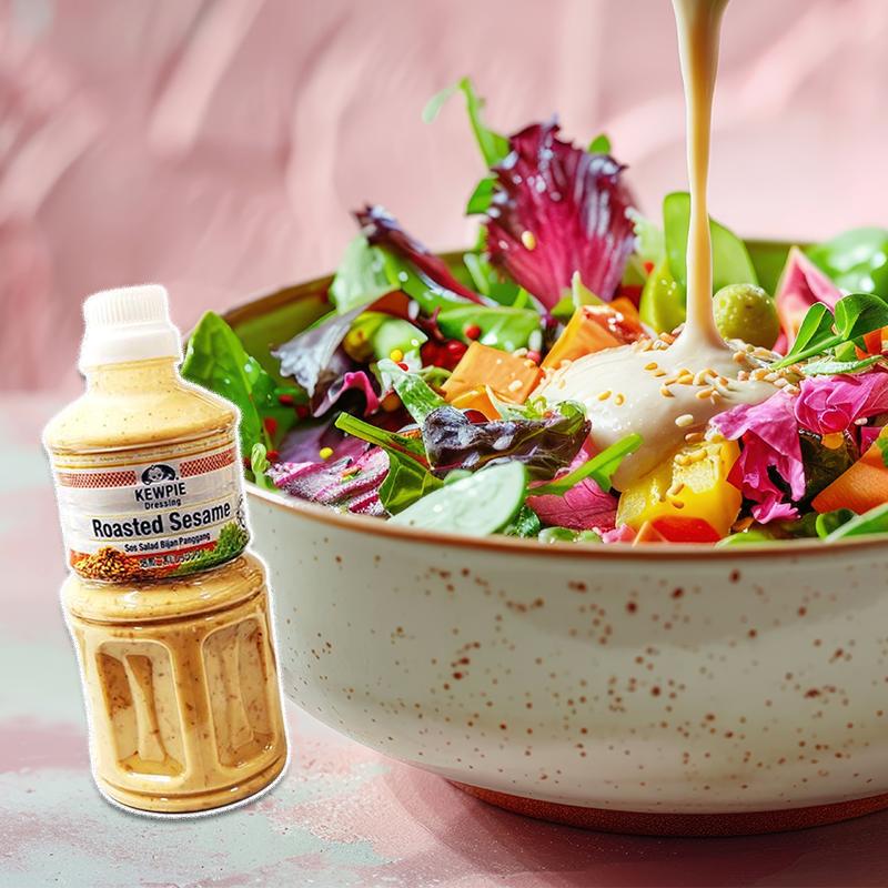 [DONKI] Halal Kewpie Roasted Sesame Dressing (500ml) | Sos Salad ...