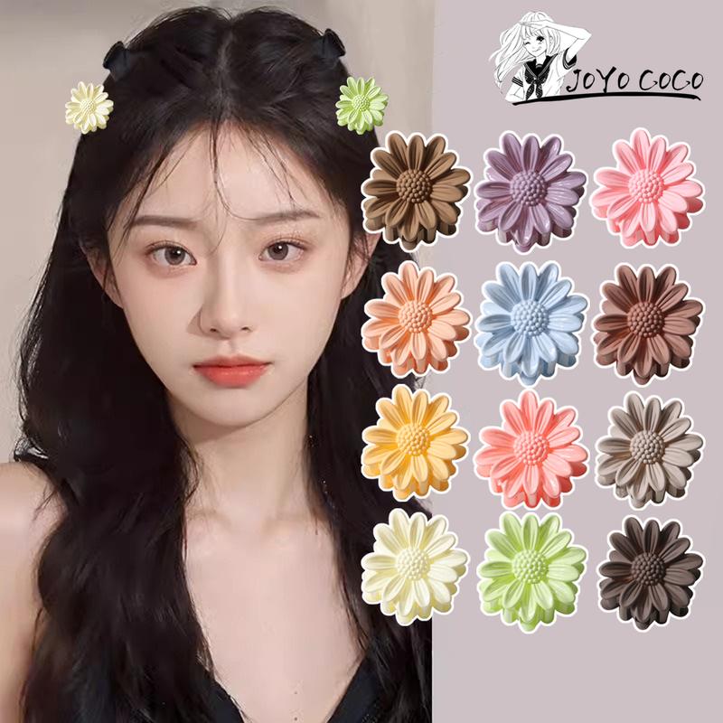 New Small Candy Colored Flower Side Bangs Hair Clip Headwear - TikTok ...