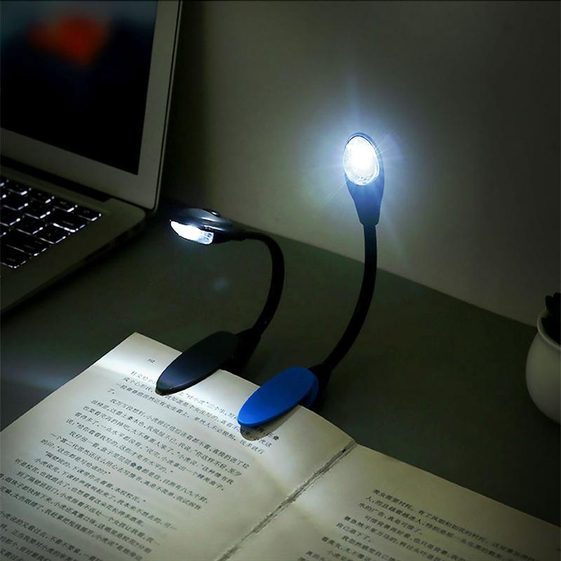 Mini LED Book Light Flexible Clip-On Desk Lamp Eye Protectio - TikTok ...
