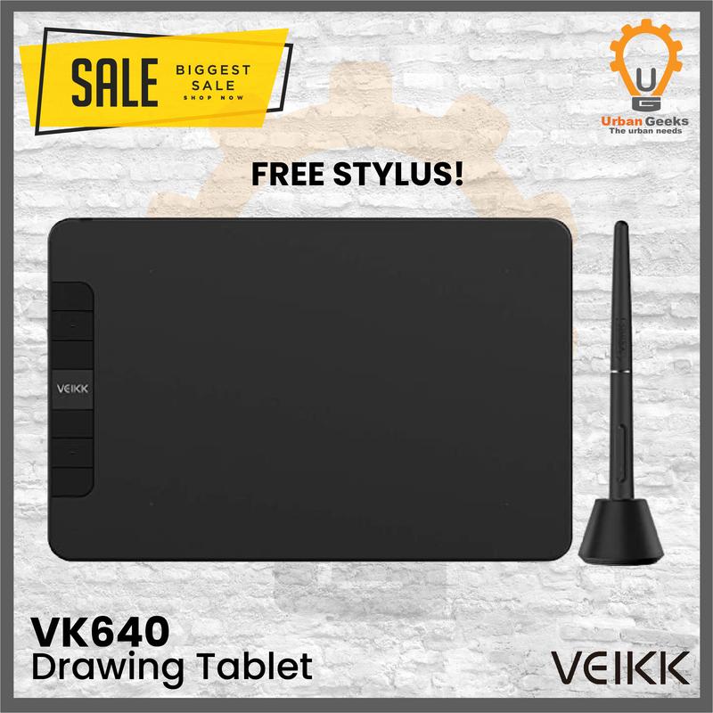 VEIKK VK640 Digital Graphic Drawing Pen Tablet OSU Alter S64 - Shop ...