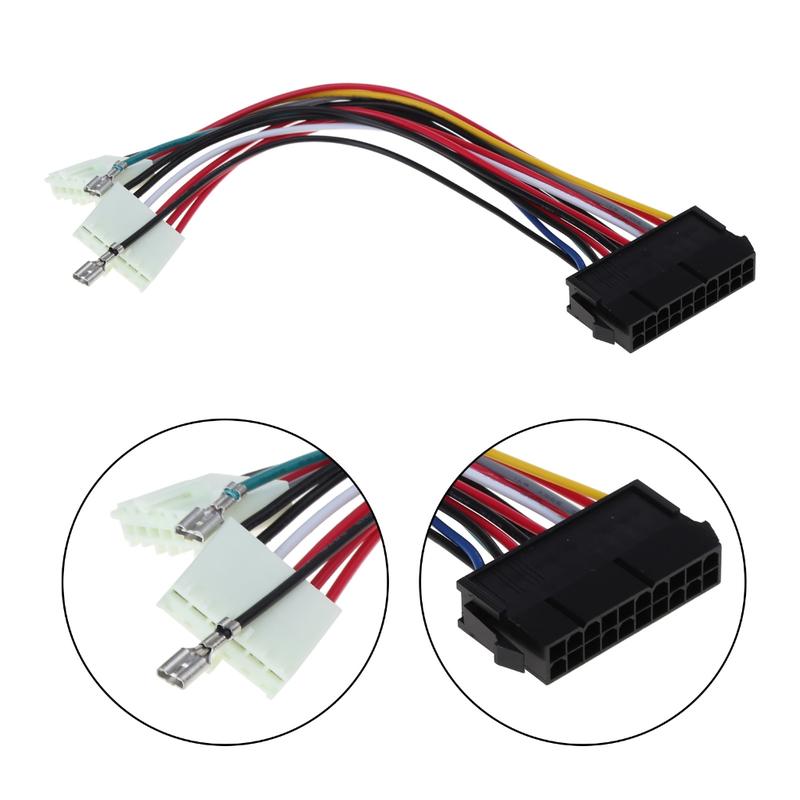 20Pin Common ATX PSU Cord to AT PSU Output 2x 6Pin Power Lead Converter ...