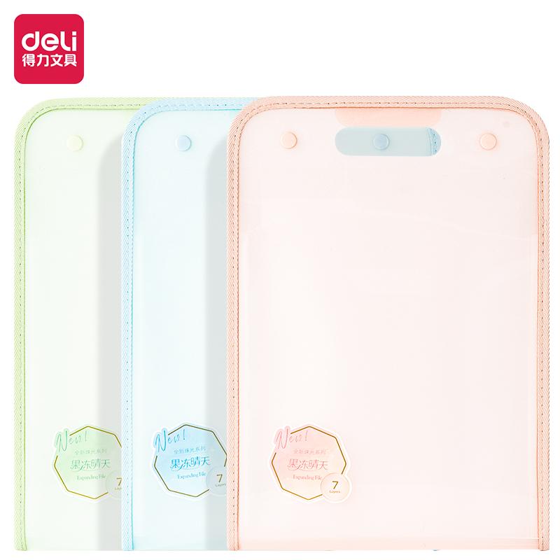 Deli Map Harmonika / Expanding File A4 7 Pembagi Warna Paste - Shop ...