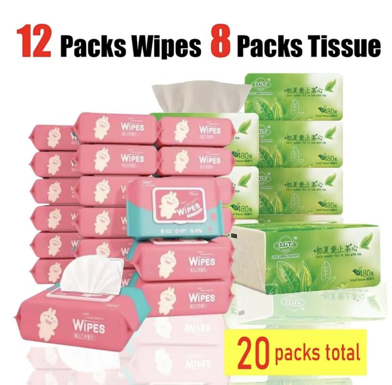 PAPATO 20PCS Combo Unscented 12 packs Wipes 80sheets per pac - TikTok ...