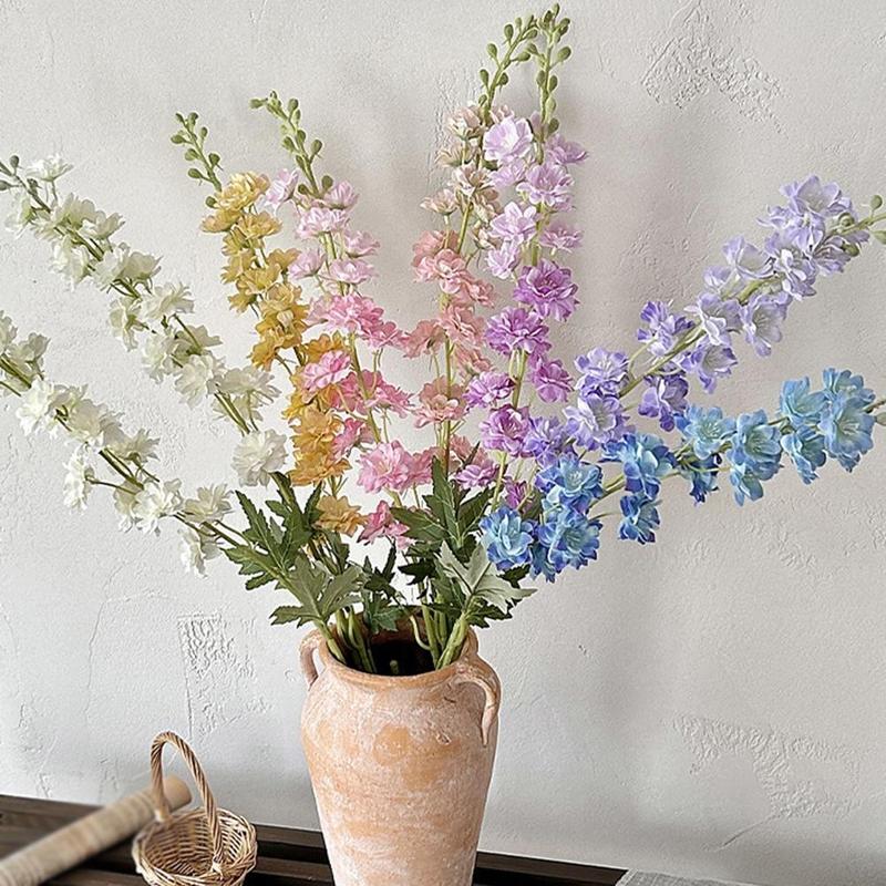 Bunga Tiruan, Delphinium, Hiasan Rumah, Kembung, Violet - TikTok Shop ...
