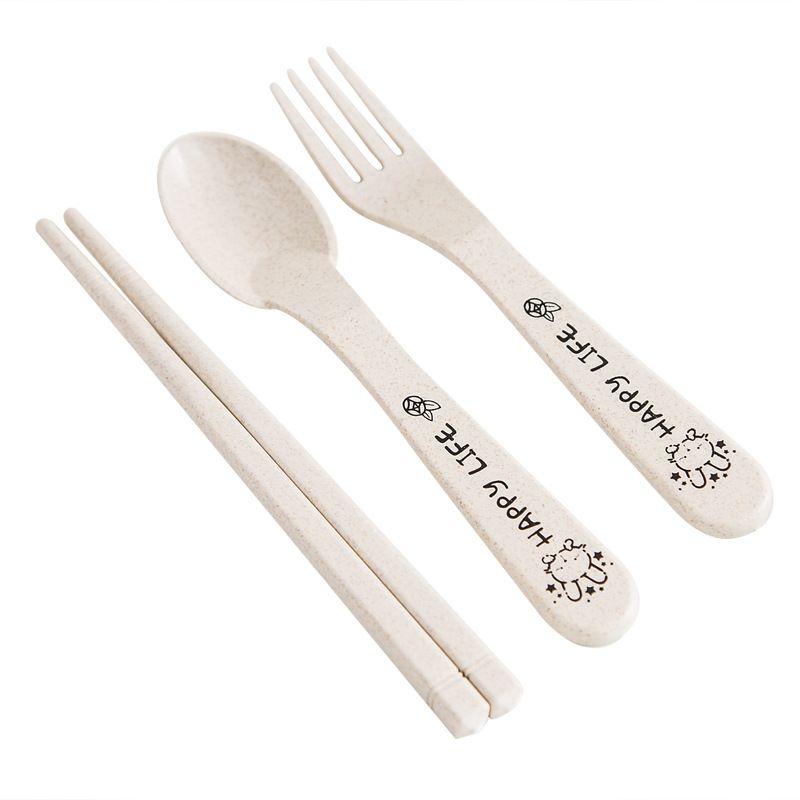 Sendok Set Lengkap Bahan Jerami Alat Makan Sendok Garpu Sumpit - Shop ...