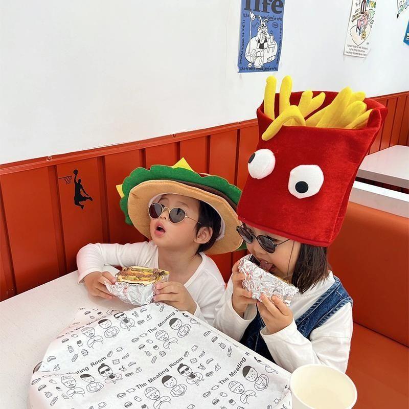 Creative Cartoon French Fries Hat Cute Funny Headgear Party Dress up ...