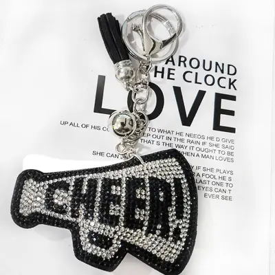 Personalized Cheerleader Keychains exclusive Cheer Keyring Cheer