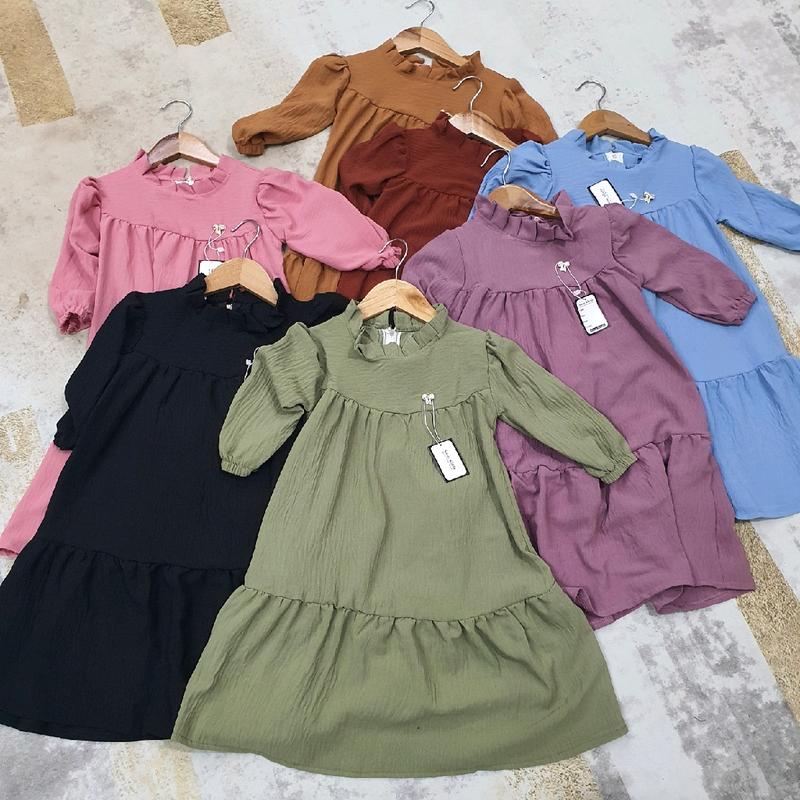JUBAH DRESS BUDAK PEREMPUAN (PLAIN) - TikTok Shop Malaysia