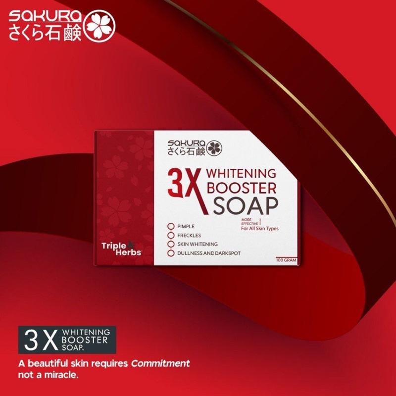 SAKURA SOAP 3 X WHITENING BOOSTER - TikTok Shop Malaysia