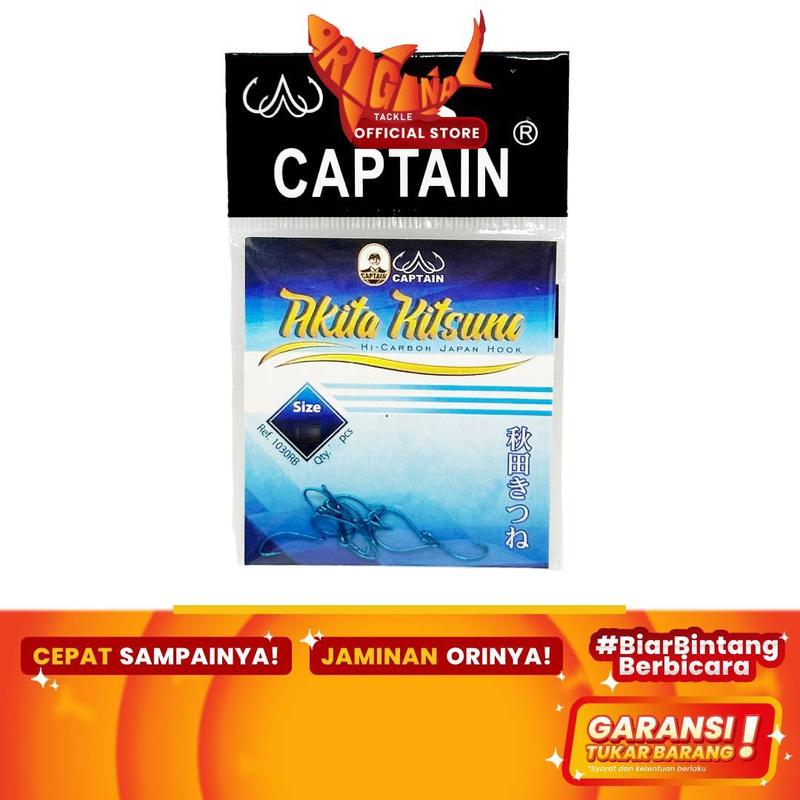 Kail Hook Pancing Akita Kitsune 1030RB Captain Carbon 2 5 6 - Shop ...