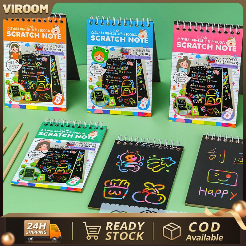 Children's Scratch Painting Graffiti Book Kindergarten Art Activities ...