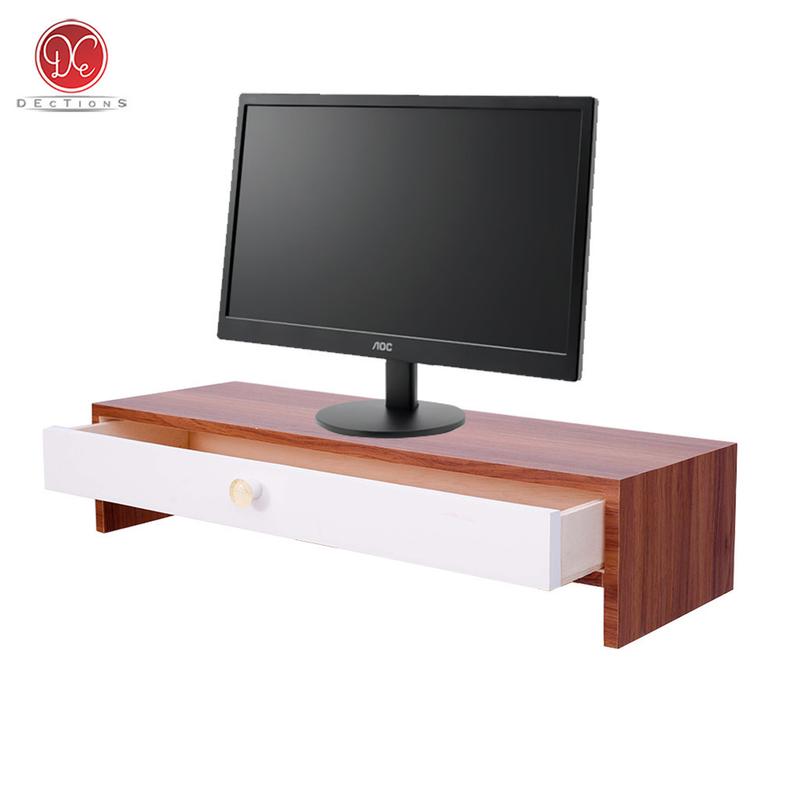 DEcTionS Meja Kayu Laci Stand Dudukan Monitor Laptop Kompute - Shop ...