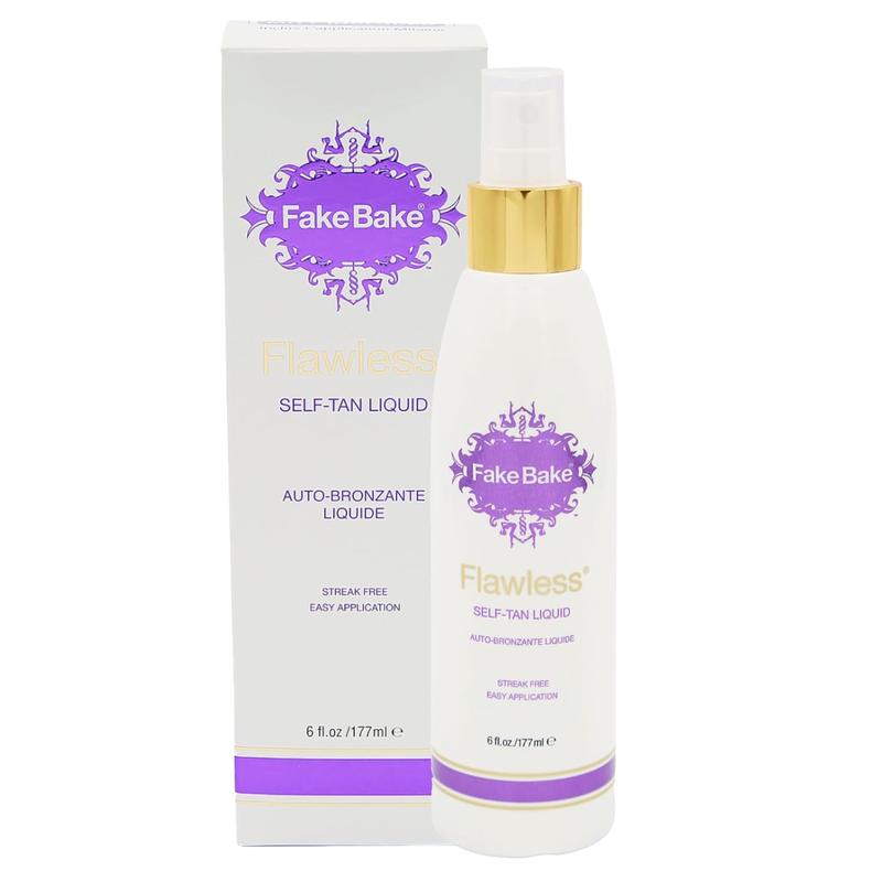 Flawless Self-Tanning Liquid Streak-Free, Long-Lasting Natural Glow For ...