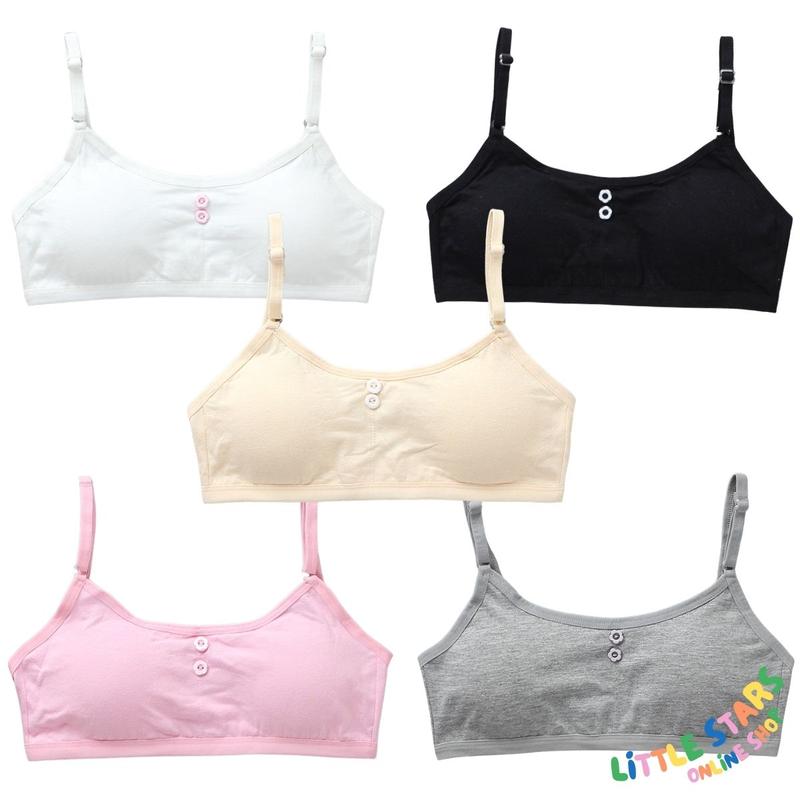 Little Stars Cotton Bra with Detachable Pad Underwear 7-14Y - TikTok ...