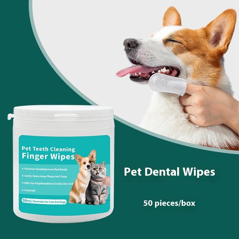 Pet Supplies Pet Dental Finger Cots Disposable Finger Toothbrush ...