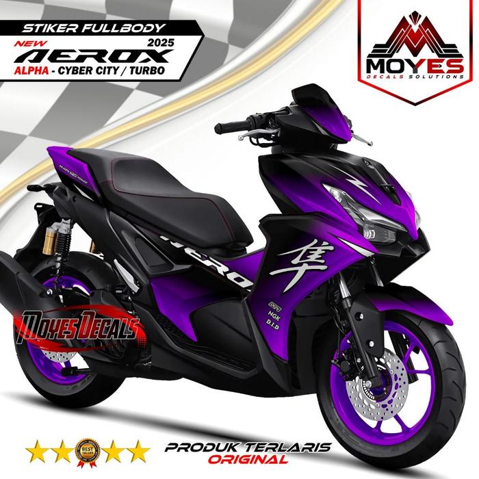 Promo Terbaru, Decal Aerox Alpha Fullbody, Stiker Motor Aerox Turbo 155 ...