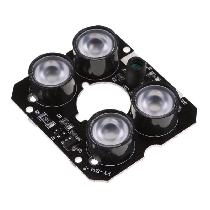 4 LED 850nm IR Infrared Board 90 Degree for CCTV - TikTok Shop Singapore