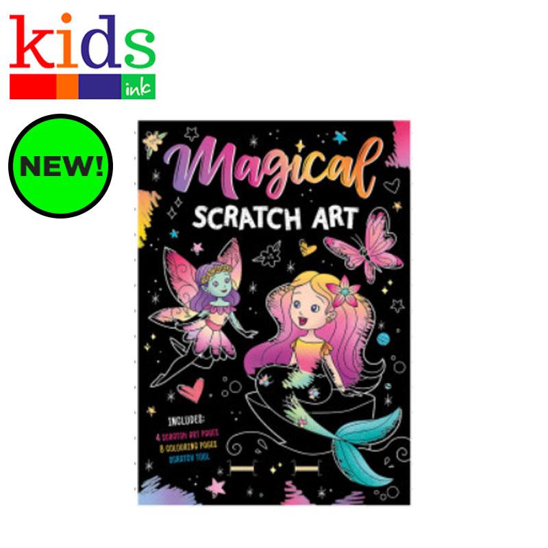Magical Scratch Art - Trade Paperback - Kids Ink - TikTok Shop Philippines