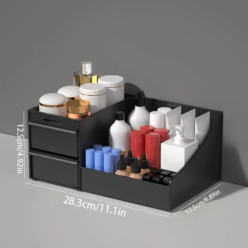 Multi-color Cosmetics Organizer, Makeup Organizer Case, Dressing Table ...