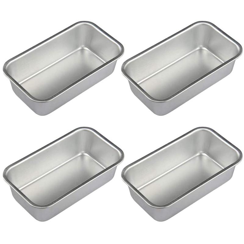 Tin Roti Aloi Aluminium, Set 4Pcs, Acuan Roti Tidak Melekat Segi ...