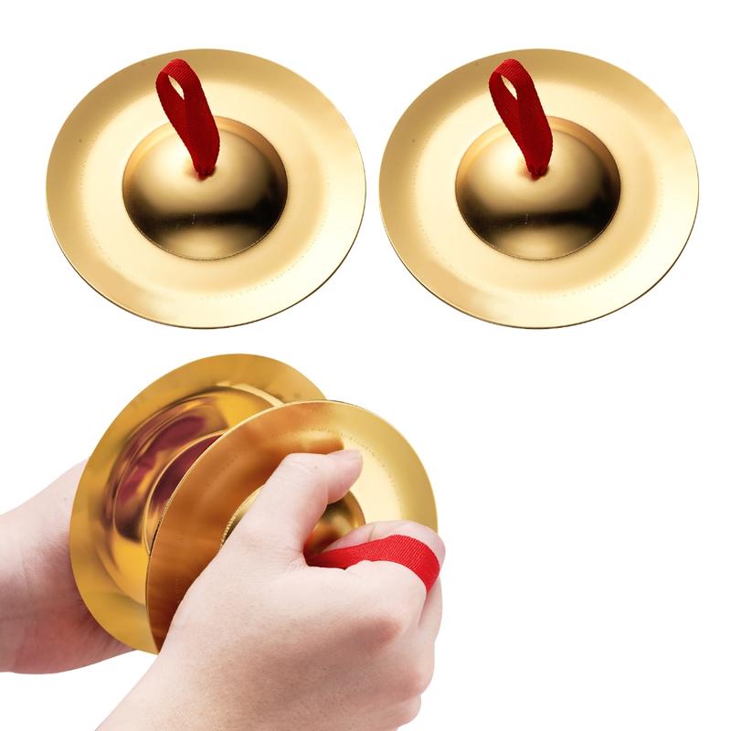 HENGy 1 Pair of Mini Cymbals for Kids Finger Cymbals Belly Dance ...