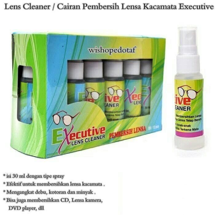 Jual 12Pcs Paket Lens Cleaner 30ml /Executive Pembersih Lensa Kacamata ...