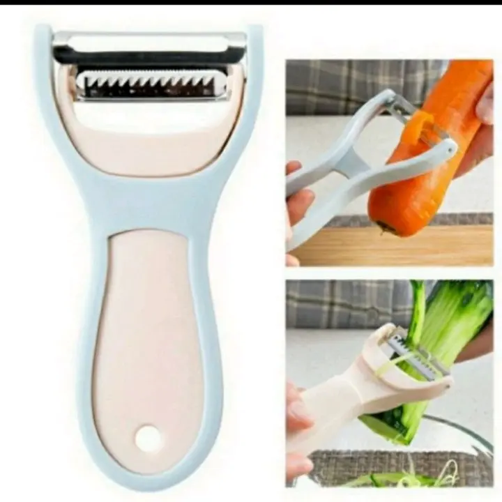 pisau peeler 2in1 pisau parutan alat pengupas kulit buah sayur kentang ...