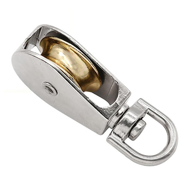360°Swivel Pulley Smooth and Quiet Wire Rope Pulley Suitable - TikTok ...