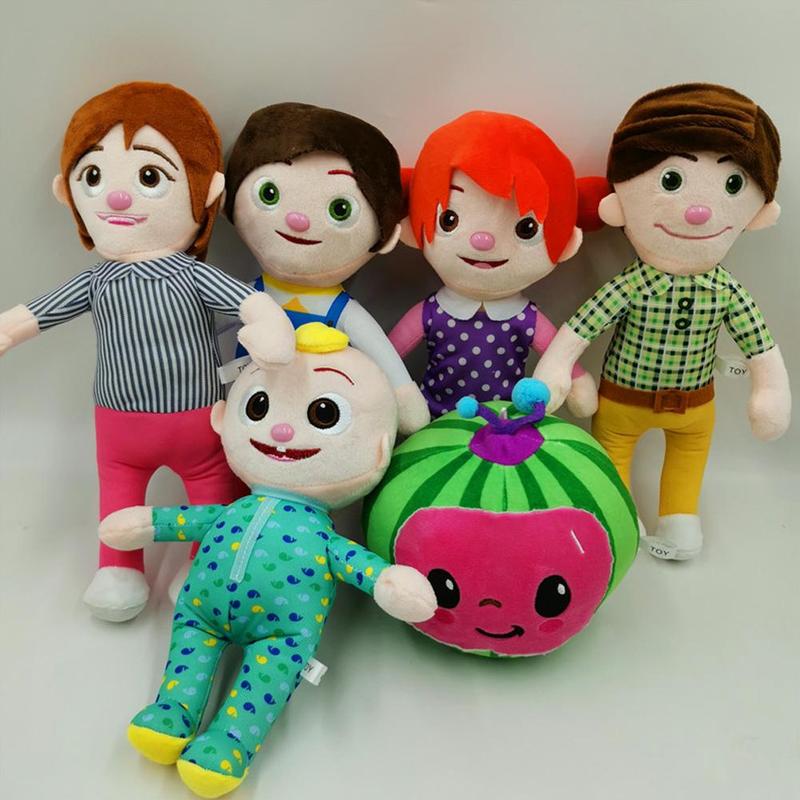 Cocomelon Toy Music Baby Stuffed Doll Musical Bedtime Soft Plush ...