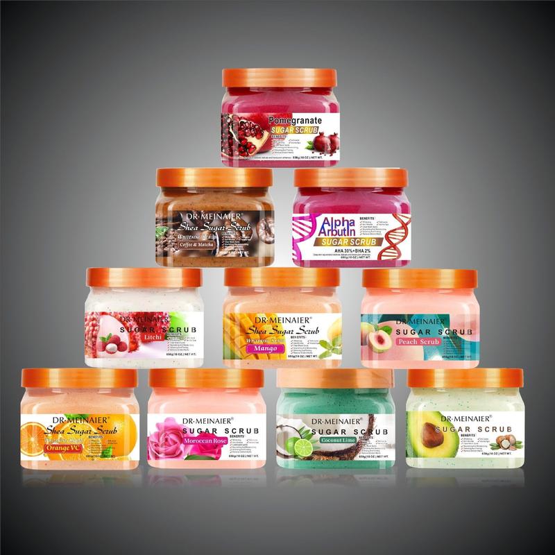 Scrub Pengelupasan, Asid Kojic, Gula, untuk Menghilangkan Bintik Hitam ...