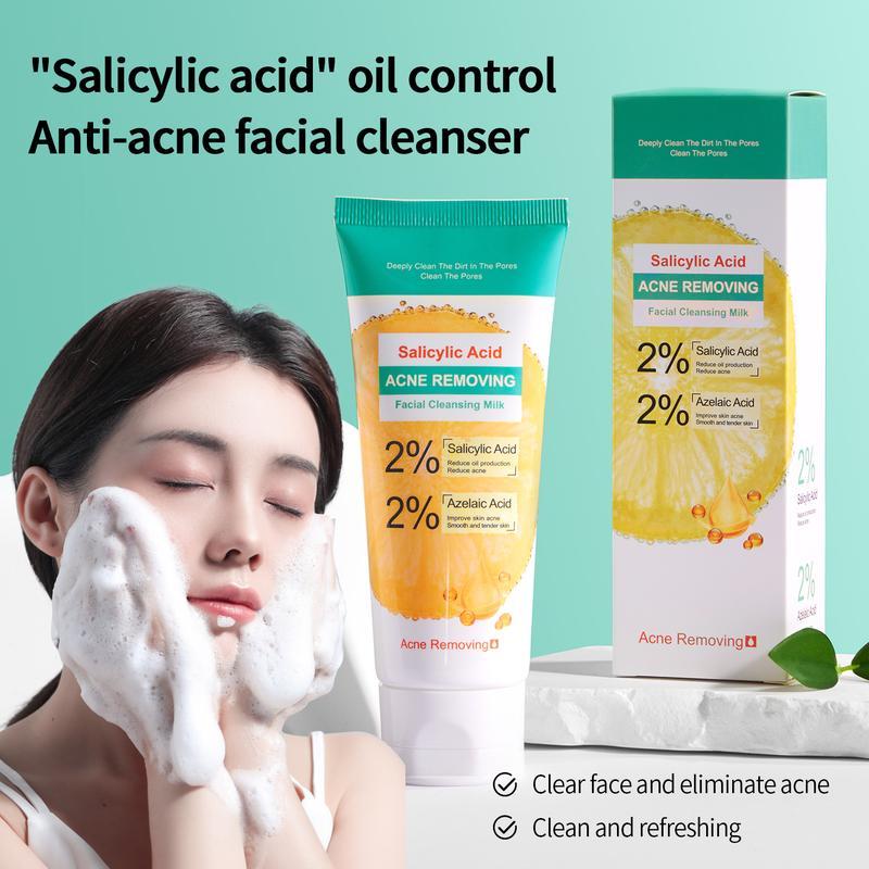 【FDA Salicylic Acid Amino Acid Oil Control Anti-acne Facial Cleanser ...
