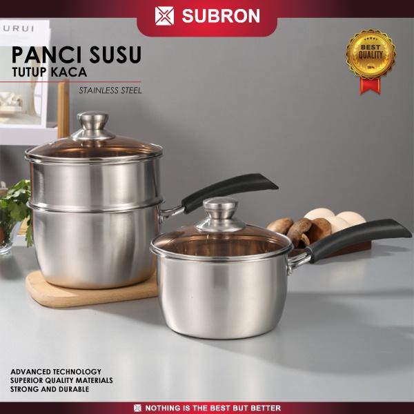 SUBRON panci Susu Kukus 2 Susun 18cm Stainless TEBAL Milk Pot - Shop ...