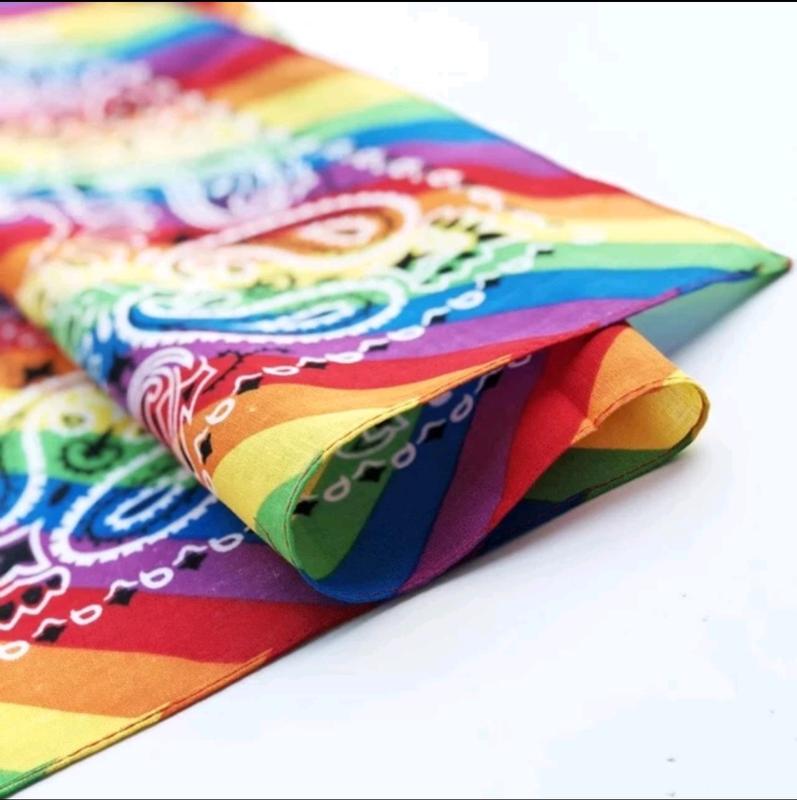 Rainbow turban Bandana Handkerchief Hanky scarf maganda guilty - TikTok Shop Philippines