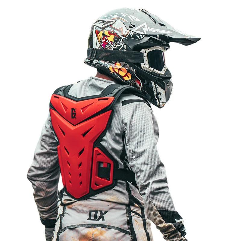 Off-Road Racing Motorcycle Jacket Vest Riding Chest Protecto - TikTok Shop