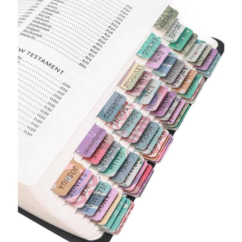 Laminated Tabs for Women & Men - Large Print Tabs for Study Bibles ...