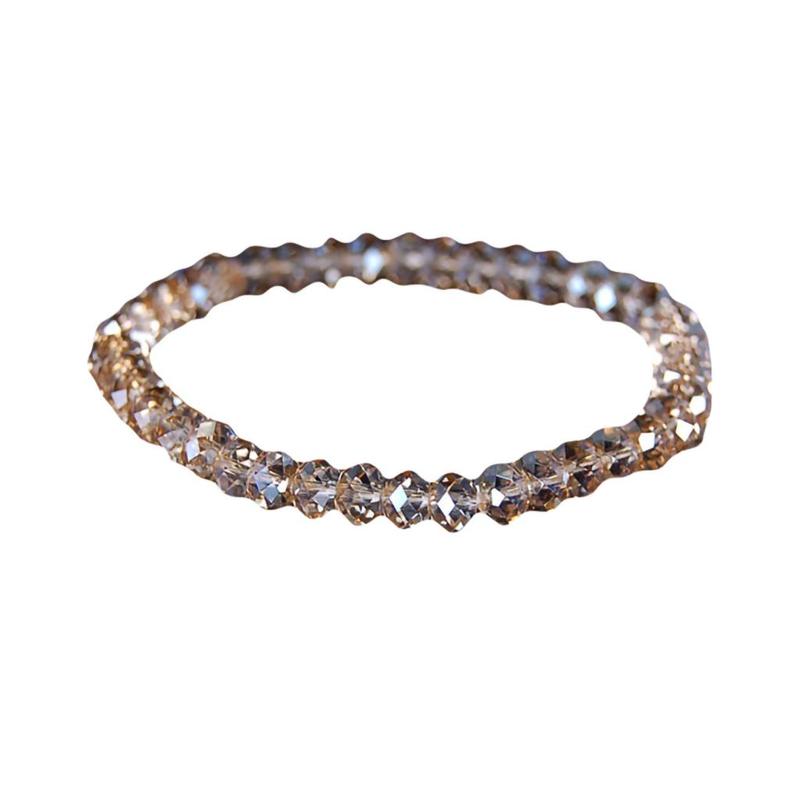 Gelang Tangan Berkilat, Aksesori Gelang Elegan, Manik Krista - TikTok ...