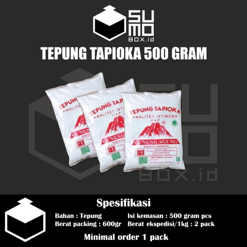 Tepung Tapioka Cap Gunung Agung 500gr - Shop | Tokopedia