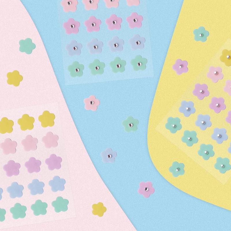 Soug Hydrocolloid Acne Patch Acne Patch Multicolor Flower Shape ...