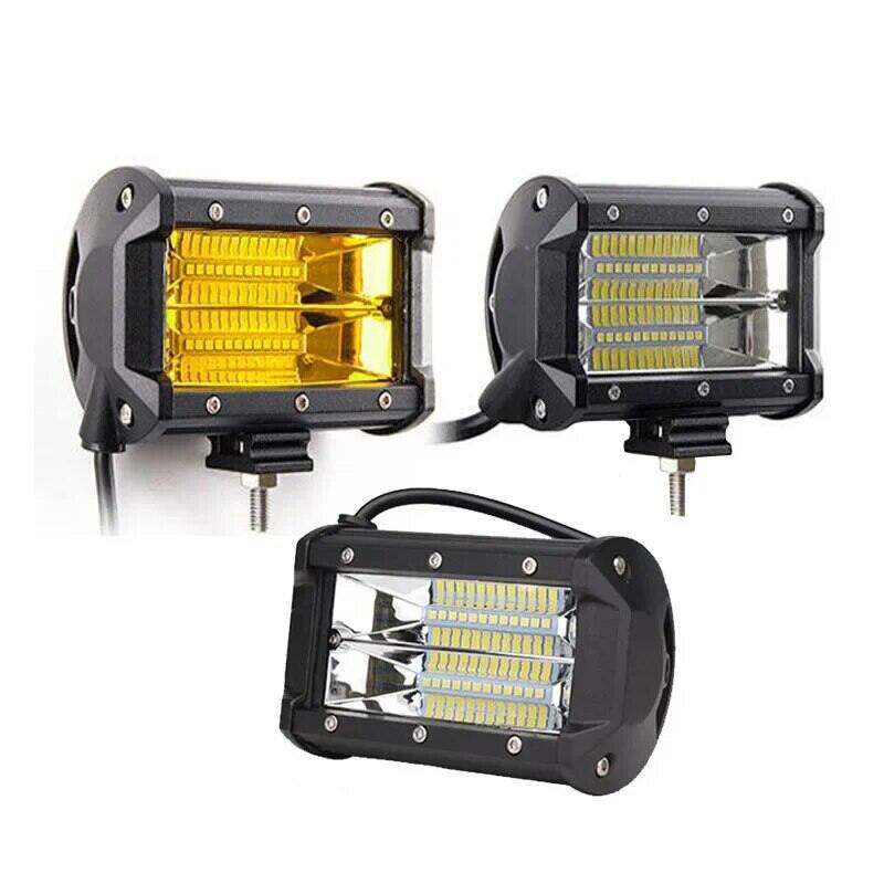 Lampu Bar Panjang Led, 5 inci, 72w, Lampu Kerja, Baris Berganda ...