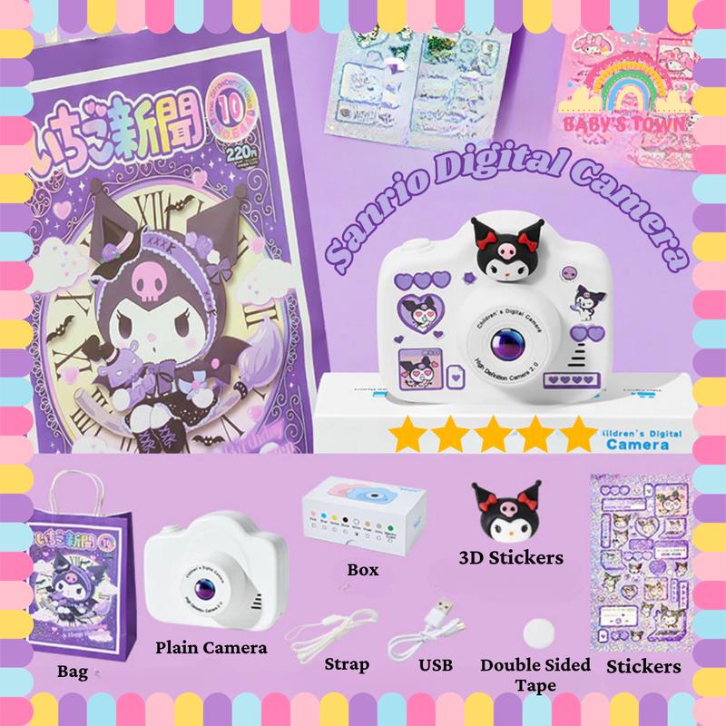 Sanrio Kuromi Digital Camera Tetris Games Video Recorder Min - TikTok ...