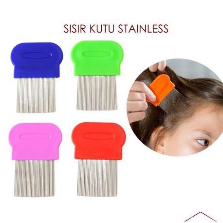 Sisir Kutu Serit Kutu Sirtu Dan Ketombe Besi Logam Rapat Sisir Kutu ...