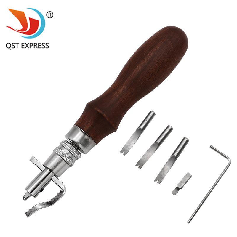 7 IN 1 Adjustable Leather Edge Stitching Groover Leathercraf - TikTok ...