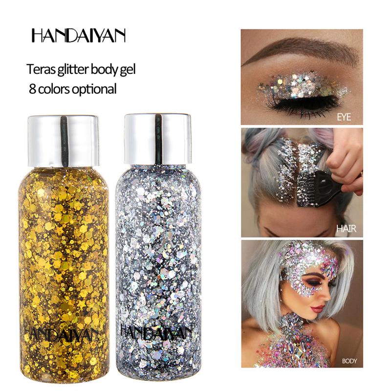 HANDAIYAN Glitter Eyeshadow Gel Cream Performance Stage Makeup - TikTok ...